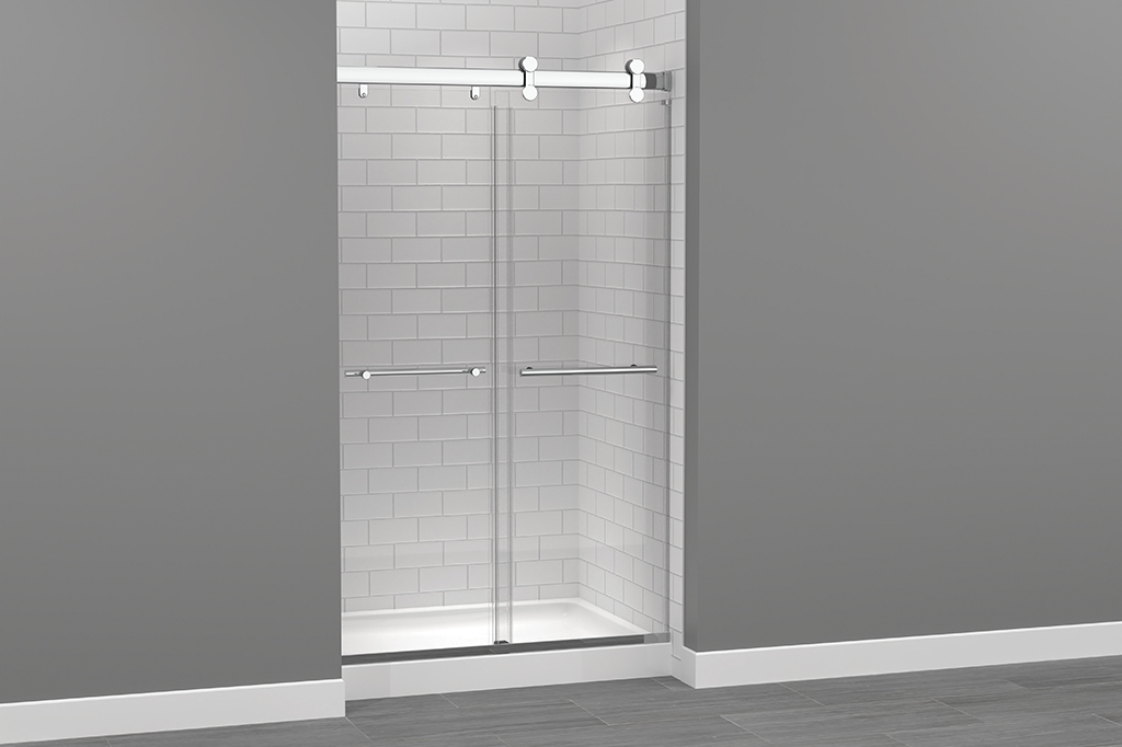Exploria Hybrid Sliding Shower Door 41″-44″ | Mirolin