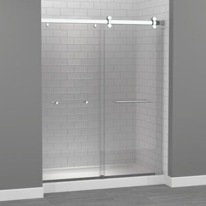 Exploria Hybrid Sliding Shower Door 52″-56″ | Mirolin